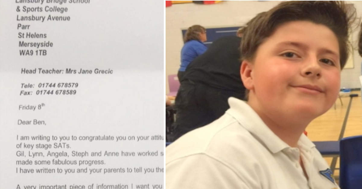 Boy fails his exams, the teacher's letter leaves his mom in disbelief