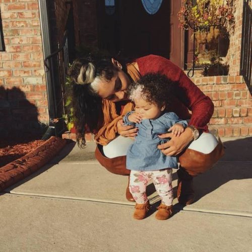 Baby born with white patch of hair is winning the internet