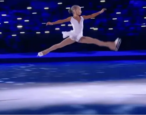 12 Year Old Figure Skater From Russia Performs Some Of The Most