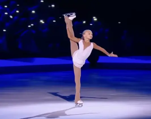 12 Year Old Figure Skater From Russia Performs Some Of The Most
