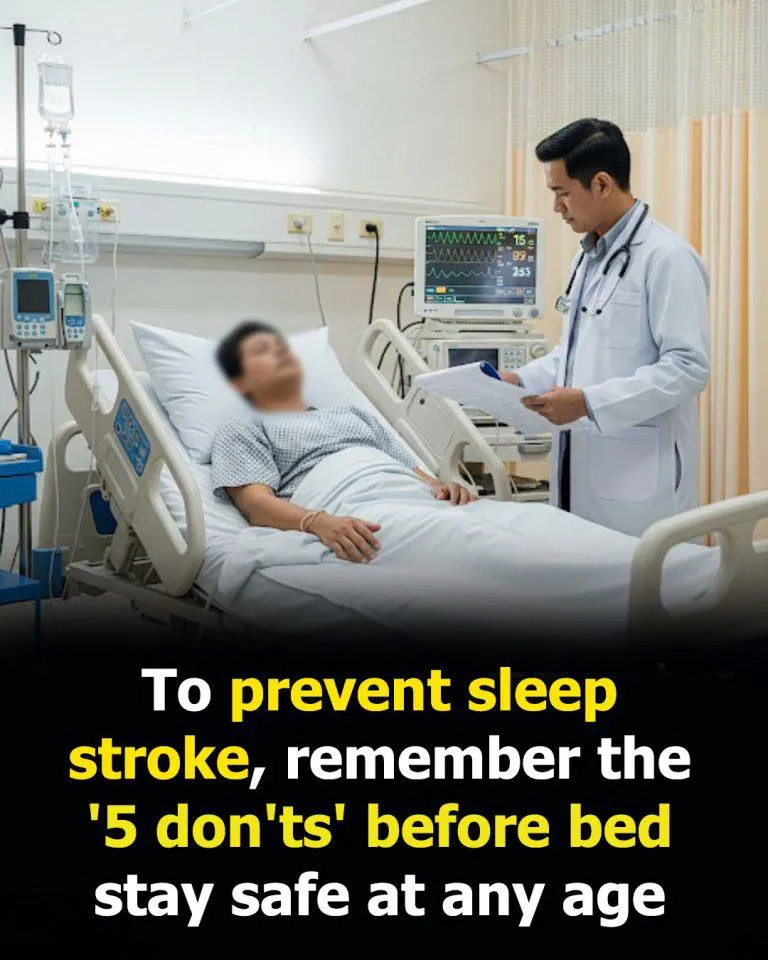 Stroke prevention tips: habits to avoid after eating and before bedtime