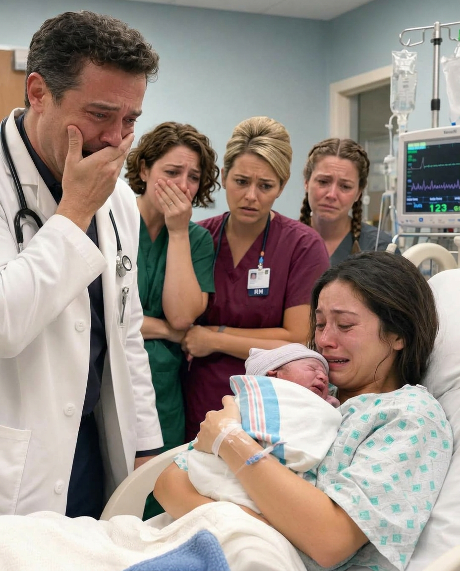 She walked into the hospital alone to give birth but moments after her ...